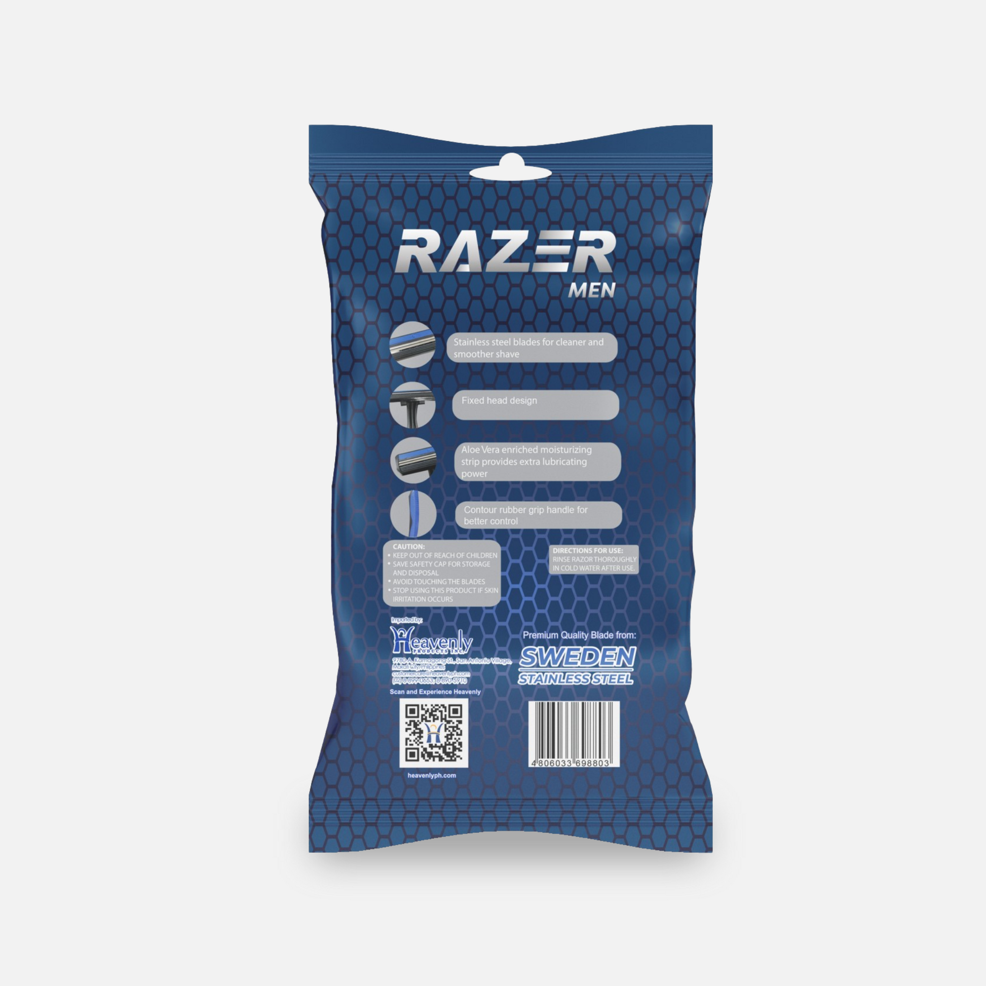 Razer Men Twin Blade Disposable Razor 5+1 – Heavenly
