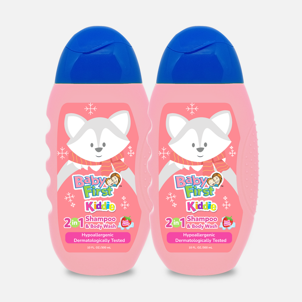 Baby First Kiddie Arctic 2in1 Shampoo and Body Wash 300ml Iced Berry 2 ...